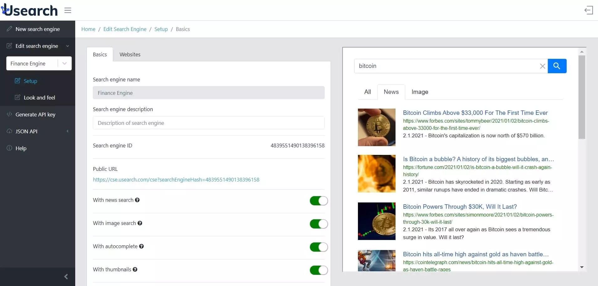 The Power of a Custom Search Engine - Usearch